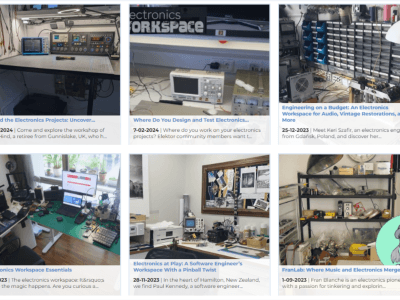 Electronics Workspaces: Show Us Where You Design and Program | Elektor ...