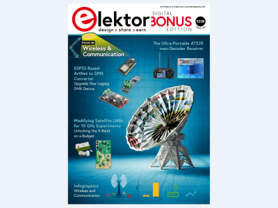 Elektor September/October 2023: Wireless & Communication | Elektor Magazine