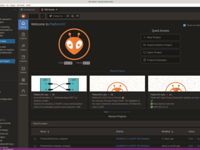 Créer un projet ESP32 avec PlatformIO: guide d'introduction pour débutants | Elektor Magazine