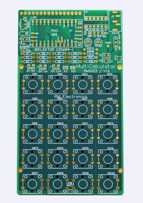 Elektor MultiCalculator Kit: An Arduino Calculator with 22 Features ...