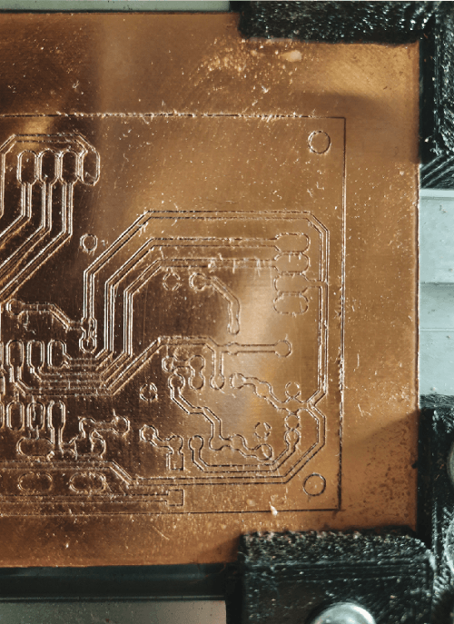 PCB by CNC (Part 2): Engraving and Drilling the Pads and Vias | Elektor Magazine