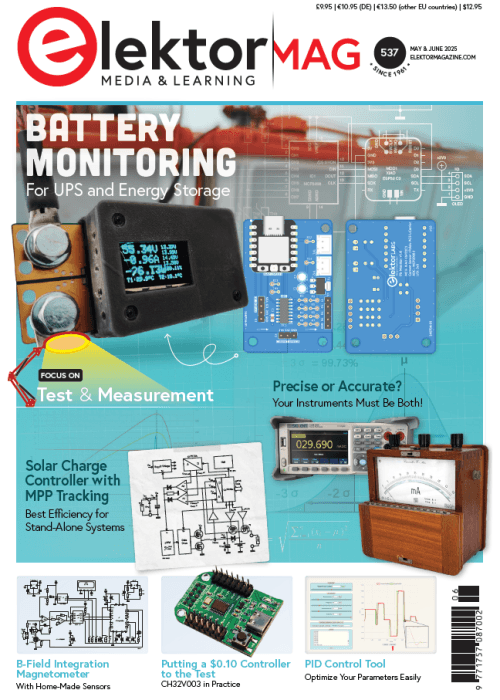 Elektor May/June 2025: Test and Measurement | Elektor Magazine