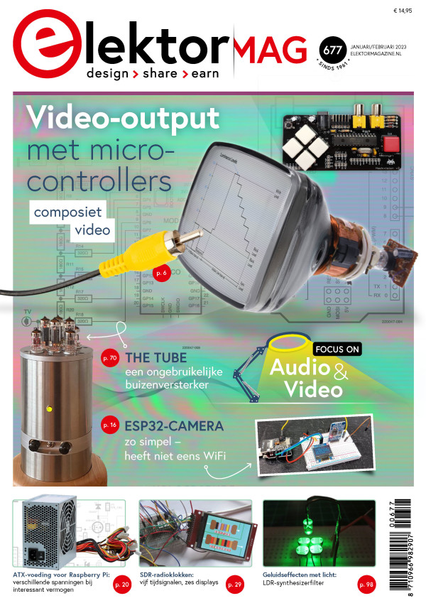 Elektor januari/februari: Audio en Video | Elektor Magazine