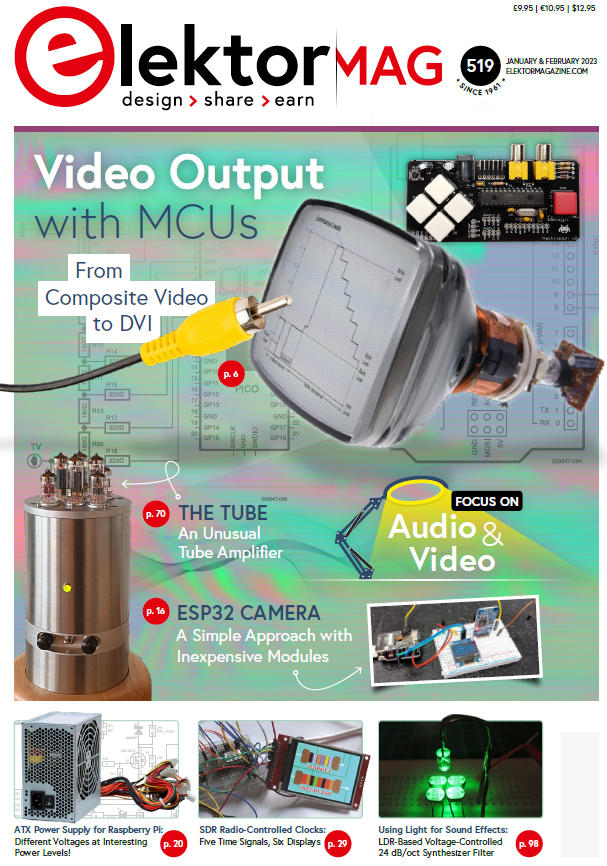 Elektor January/February: Audio and Video | Elektor Magazine