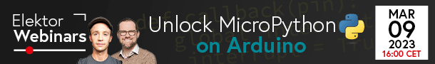 Webinar Micropython On Arduino March 9 2023 Elektor Magazine