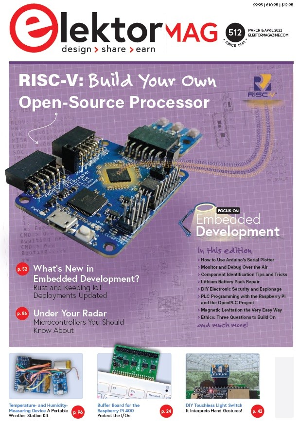 Elektor March/April 2022: Embedded Development and More | Elektor Magazine