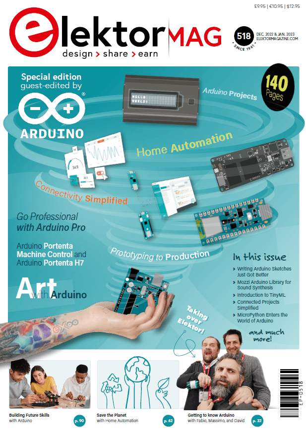 Available Now: Take a Look at Elektor Mag, Guest-Edited by Arduino ...