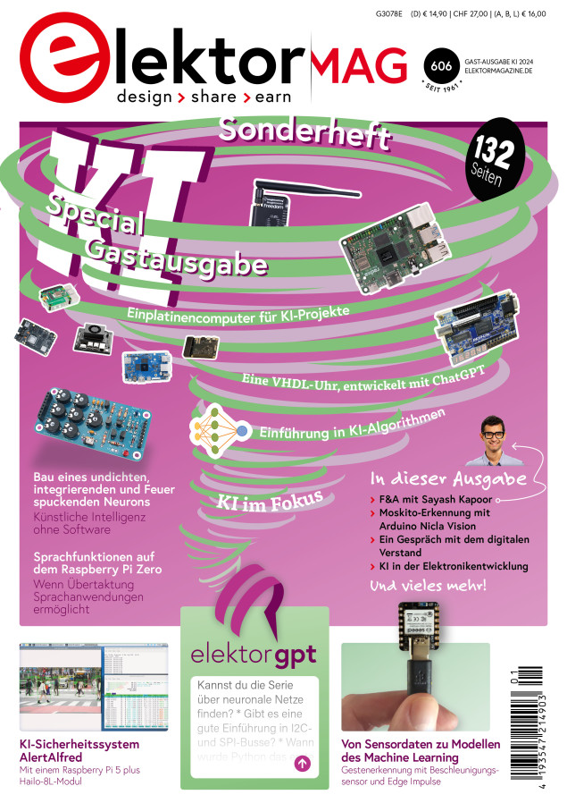 Elektor Guest-Edited AI Edition 2024: Packed with Projects and ...