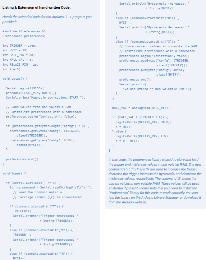 ChatMagLev: Levitating the AI Way | Elektor Magazine