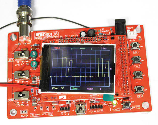 Banc d'essai : mini-oscilloscopes | Elektor Magazine