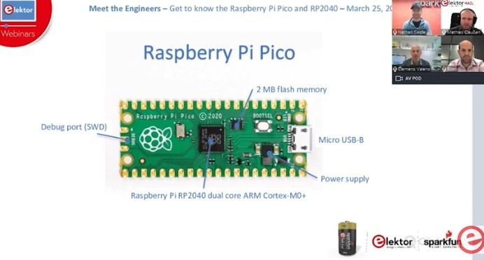 Eben Upton and Nathan Seidle on the Raspberry Pi Pico, RP2040, and More | Elektor Magazine