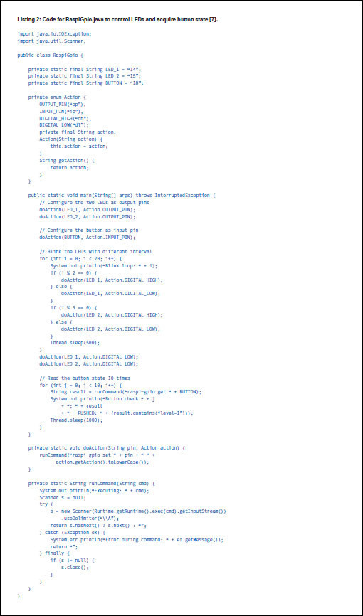 Java on the Raspberry Pi (Part 1): GPIOs | Elektor Magazine