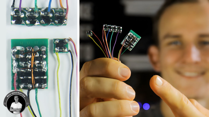 Guide to making TINY Brushed Motor Drivers with MOSFETs for RC Projects ...