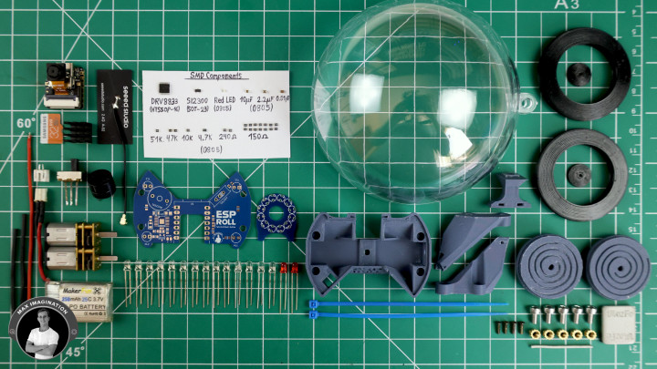 ESP-ROLL: Build a Spherical Self-balancing Robot with ESP32 Camera! | Elektor Magazine