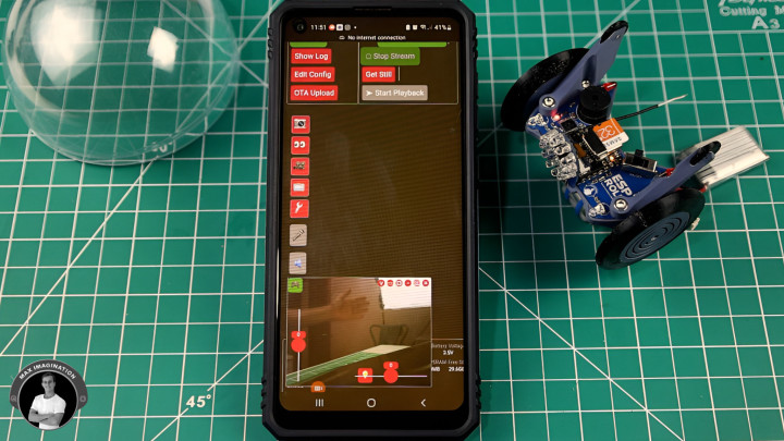 ESP-ROLL: Build a Spherical Self-balancing Robot with ESP32 Camera ...