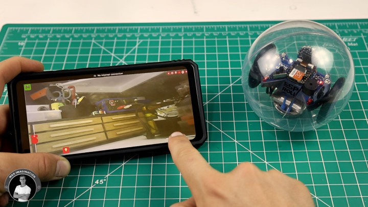 ESP-ROLL: Build a Spherical Self-balancing Robot with ESP32 Camera ...