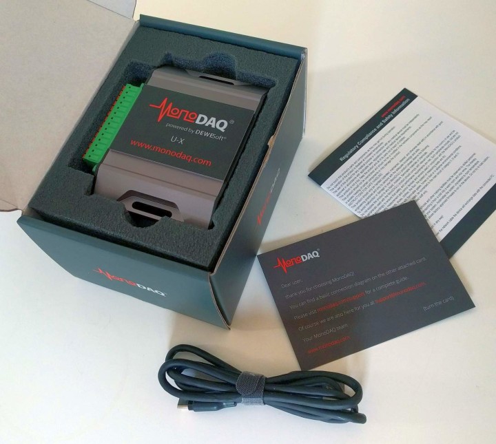 Review: MonoDAQ-U-X for low-cost high-quality data acquisition - page 3 - p 19647 | Elektor Magazine