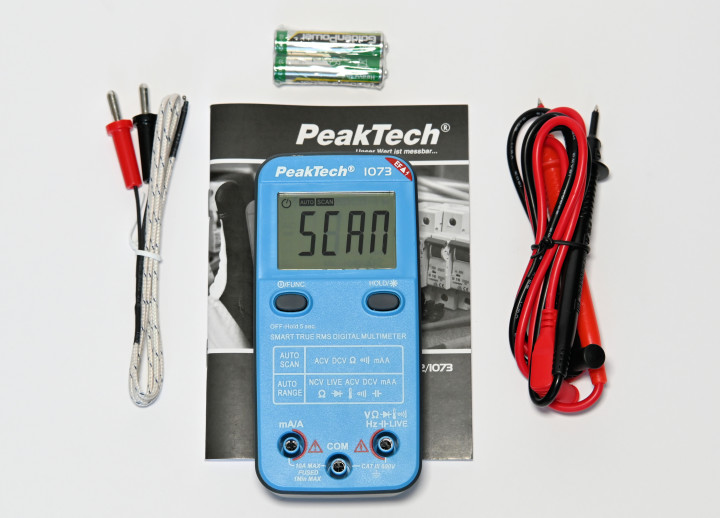 PeakTech P1073 AC/DC Smart Multimeter (Review) | Elektor Magazine