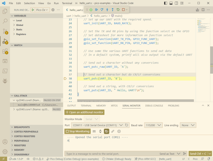 Debug Probe by Raspberry Pi for the RP2040 Microcontroller - a Review ...
