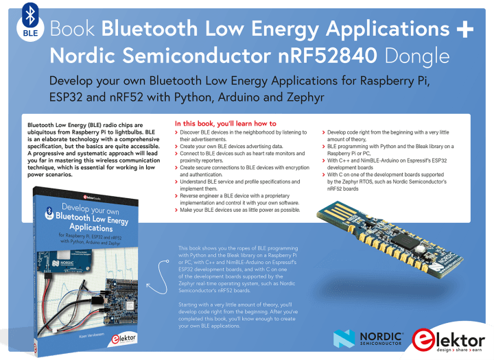 Develop Your Own Bluetooth Low Energy Applications | Elektor Magazine