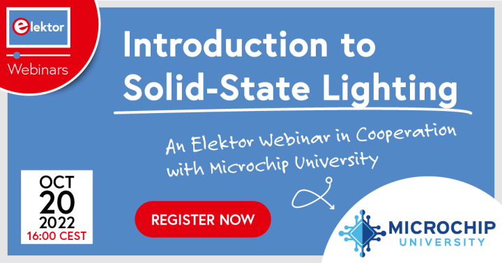 Webinar: Introduction to Solid-State Lighting | Elektor Magazine