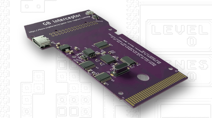 GB Interceptor Gives a Game Boy a USB-C Video Output! | Elektor Magazine