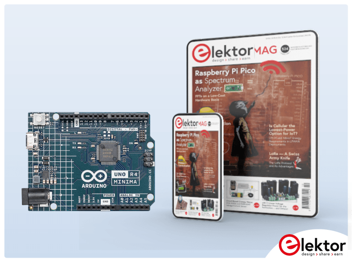 Get a free Arduino Uno R4 Minima with your membership | Elektor Magazine