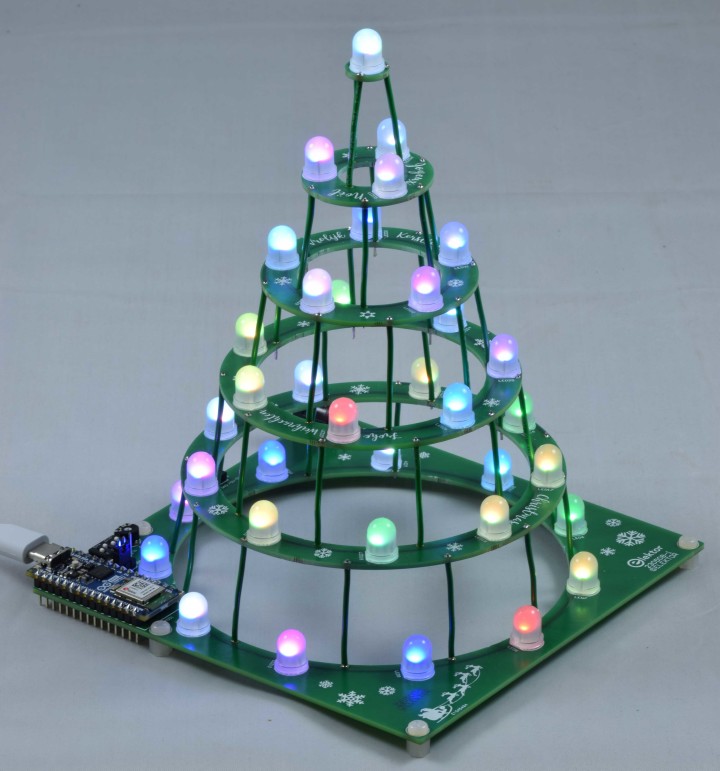 Circular Christmas Tree 2023 [230508] | Elektor Magazine