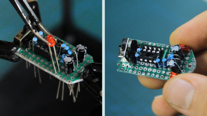 Make the Tiniest Line Follower Robot without a Microcontroller | Elektor Magazine