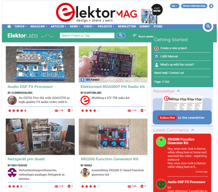 Elektor Labs 101: Post Your Electronics Projects and Earn! | Elektor ...