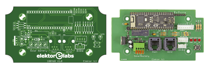 Circuit: Weather Station with Online Data Access | Elektor Magazine