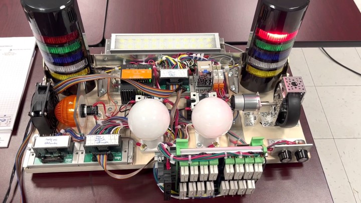 PLC Trainers and More: Inside Chris Urban’s DIY Electronics Workspace ...