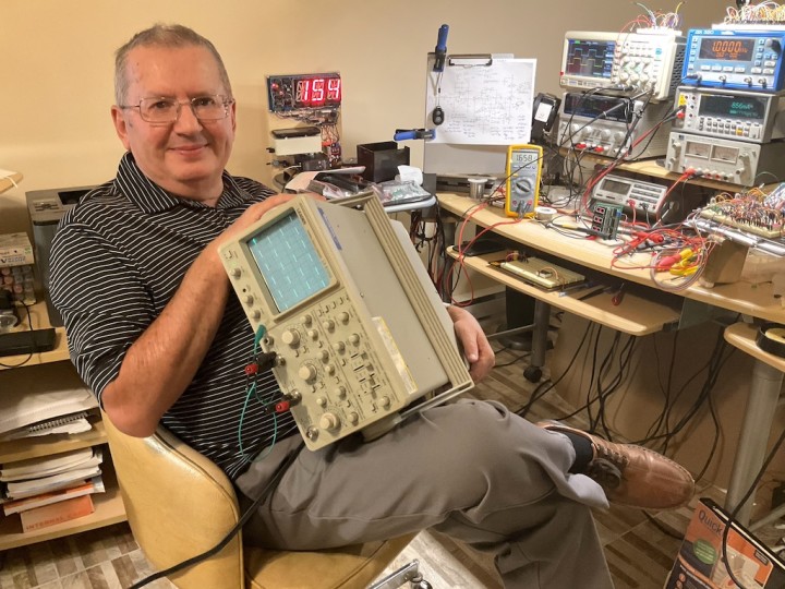 PLC Trainers and More: Inside Chris Urban’s DIY Electronics Workspace ...