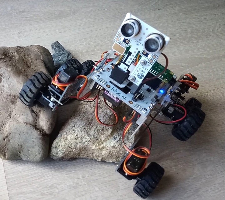 Der Aufbau des 4tronix M.A.R.S. Rover Kits | Elektor Magazine