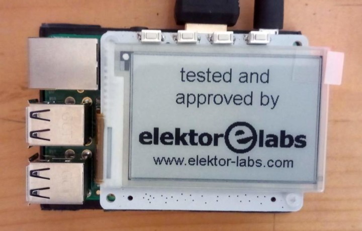 Review: ePaper-Screen-HAT PaPiRus für Raspberry Pi - Seite 3 - p 19097 | Elektor Magazine