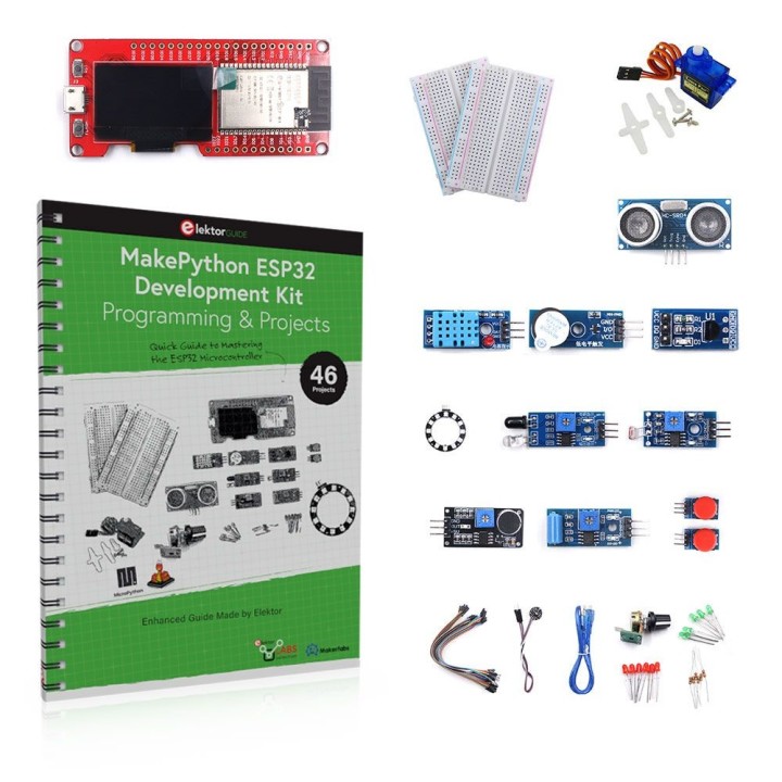 Makepython Esp32 Development Kit Everything In A Box Elektor Magazine