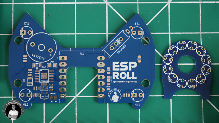 ESP-ROLL: Build a Spherical Self-balancing Robot with ESP32 Camera ...