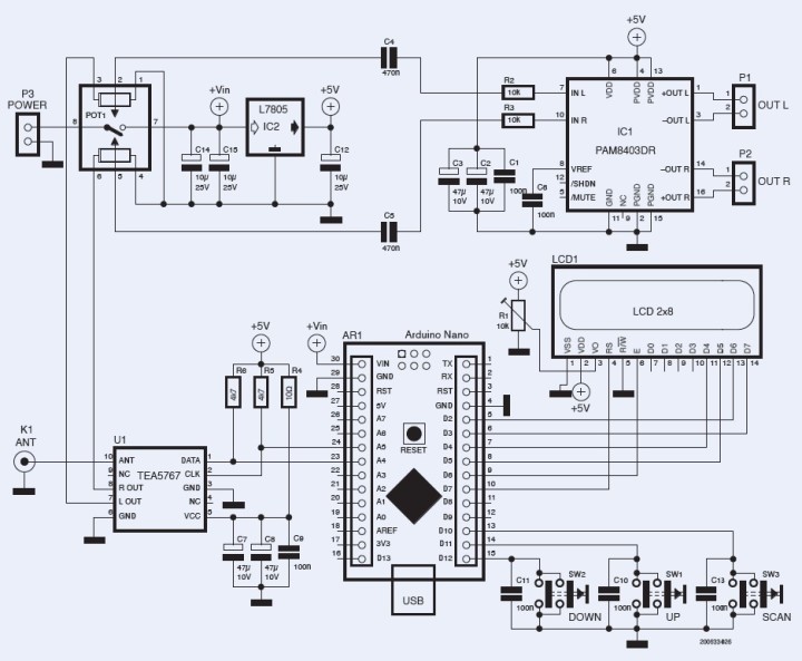 Digital FM Receiver with Arduino and TEA5767 | Elektor Magazine