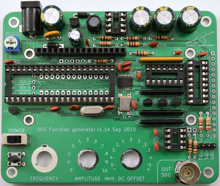 Review: Pulsar Labs Open Source Function Generator DIY Kit | Elektor ... Review: Pulsar Labs Open Source Function Generator DIY Kit | Elektor ...