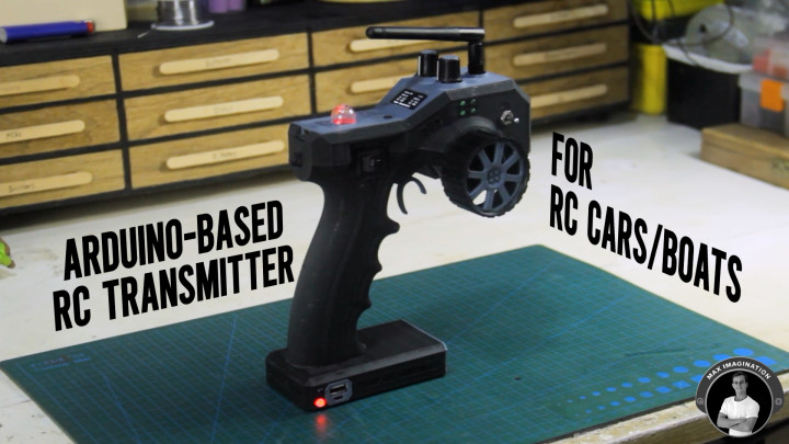 Build an Arduino Pistol-grip Transmitter for RC Cars with 1KM Range! | Elektor Magazine