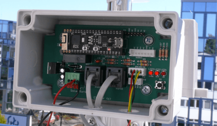 Circuit: weerstation met online datatoegang | Elektor Magazine