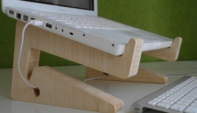 Puzzle Bamboo Laptop Stand | Elektor Magazine