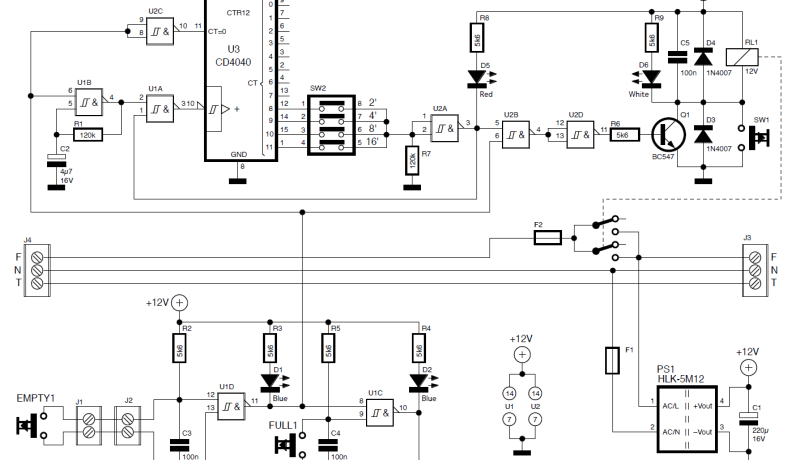 Water Tank Level Control: A Dual-Level Controller With Hysteresis ...