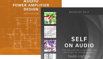 Alert to audio fans: Douglas Self books now available from Elektor ...
