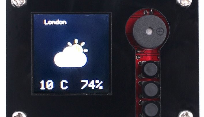 MakerFabs DIY ESP32 SmartClock Kit with Weather Forecasting | Elektor ...