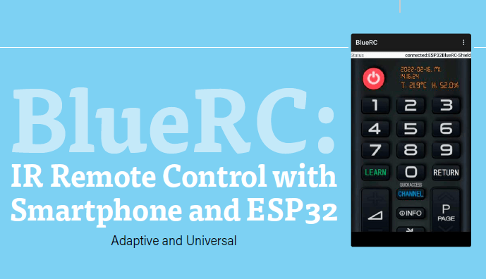 BlueRC: An IR Remote Control with Smartphone and ESP32 | Elektor Magazine