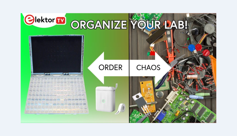 Organize Your Lab Like a Pro: Component Organizer and Label Printer ...