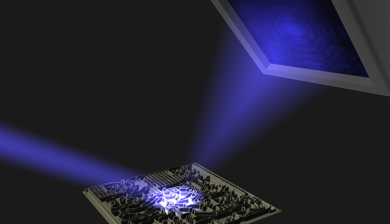 Inspecting moving surfaces with a lensless microscope | Elektor Magazine