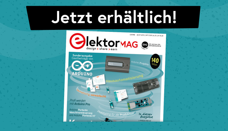 Arduino Ausgabe von Elektor Magazine - Jetzt erhältlich | Elektor Magazine