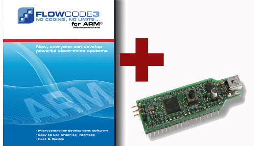 Flowcode ARM Pro avec programmateur ECIO gratuit | Elektor Magazine